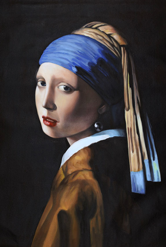Dziewczyna z perłą - Jan Vermeer - reprodukcja / kopia Dziewczyna z perłą - Jan Vermeer - reprodukcja / kopia